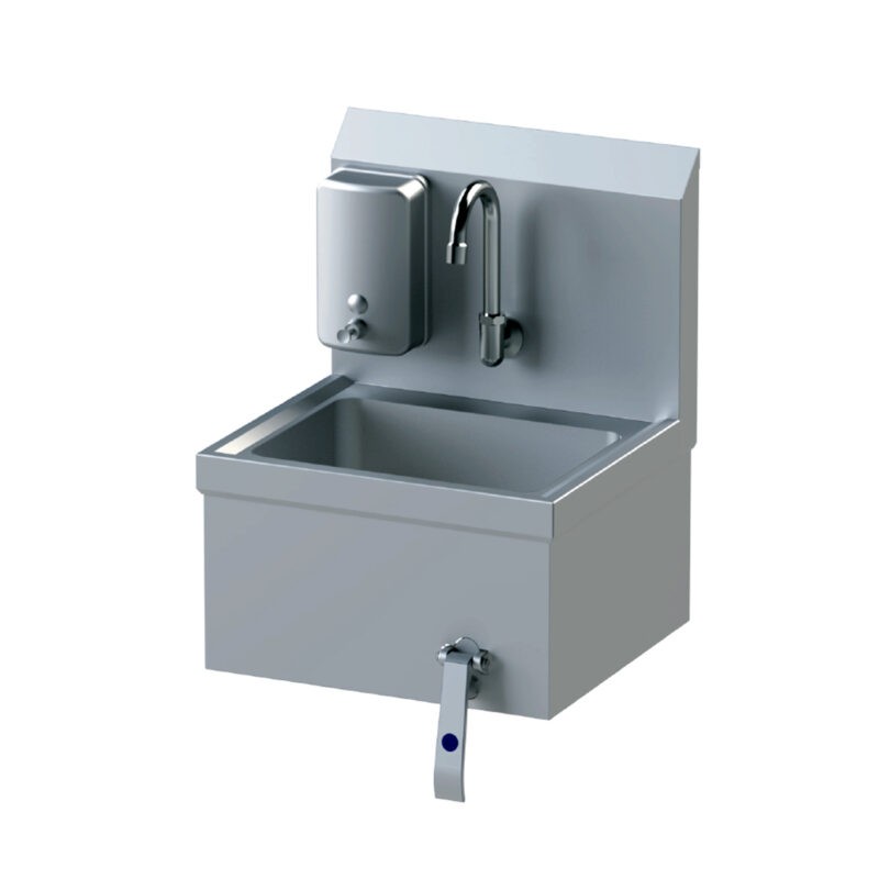 Handwash Sink Stainless Steel Knee Operated – Multi Flashindo Karisma